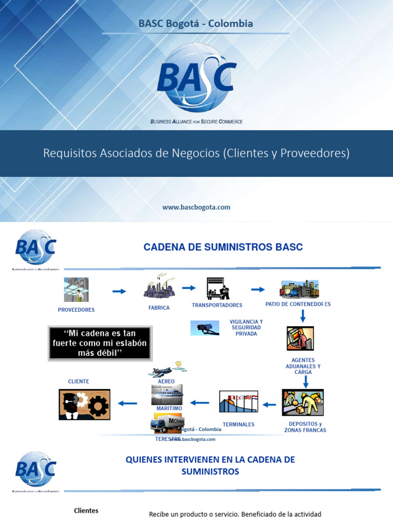 Presentacion Basc | PDF | Auditoría | Colombia