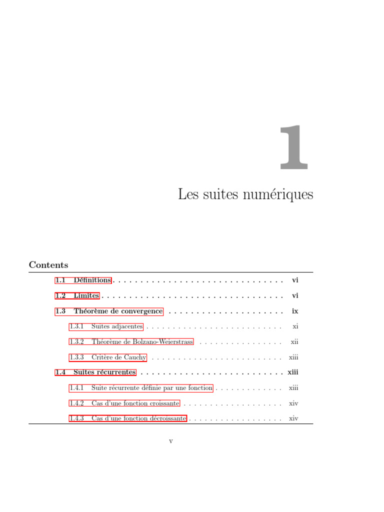 Critères de convergence des suites | PDF | Séquence | Limite ...