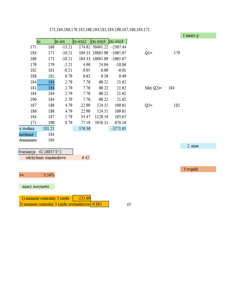 Zaawansowane Metody Ilościowe ĆW | PDF