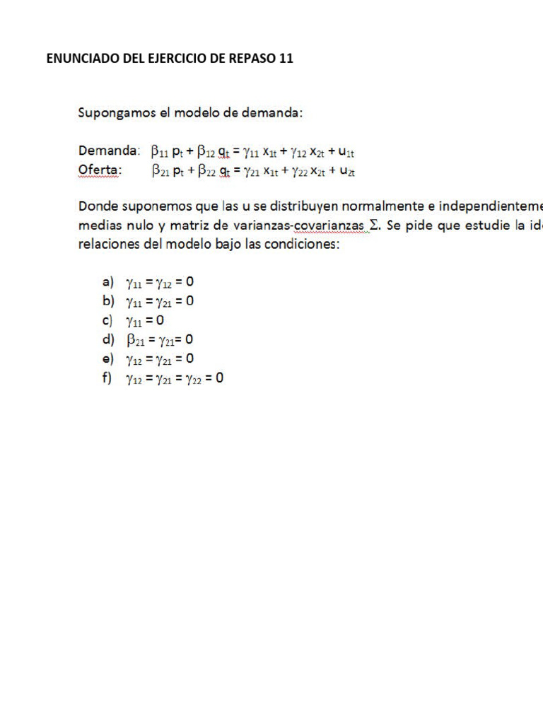 11.úndecimo Ejercicio Repaso | PDF