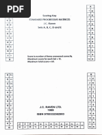 Raven's Progressive Matrices Scoring Guide | PDF | Tests | Intelligence ...