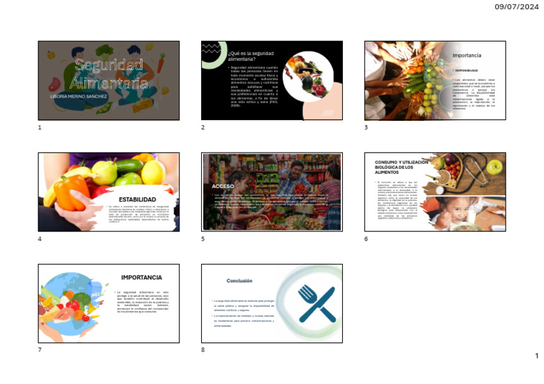 9 Y 10 Informe Final DEF | PDF | Alimentos | Seguridad alimentaria