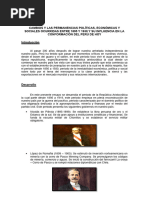 Ensayo-CAMBIOS Y LAS PERMANENCIAS POLÍTICAS, ECONÓMICAS Y SOCIALES 1895 | PDF | Perú