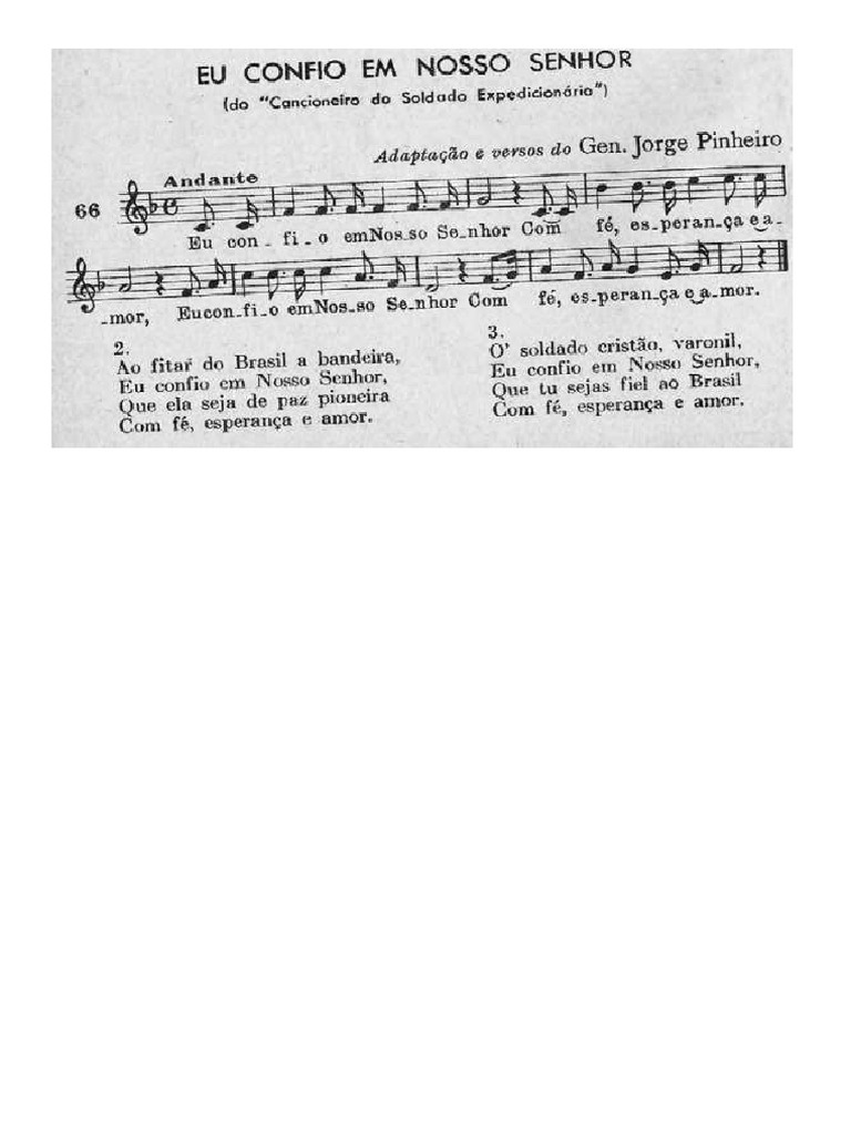 Eu confio em Nosso Senhor | PDF