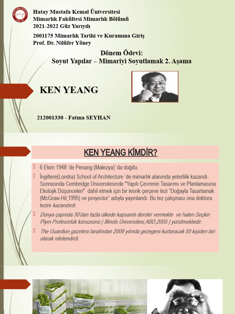 Ken Yeang Sunum | PDF
