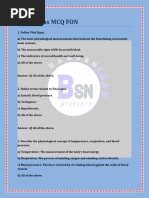 FON MCQs Vital Signs | PDF | Pulse | Blood Pressure