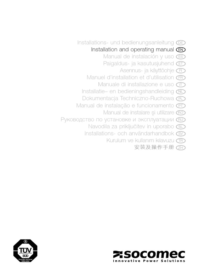 GB Masterys BC 60 80 Operating Manual | PDF | Power Inverter | Power Supply