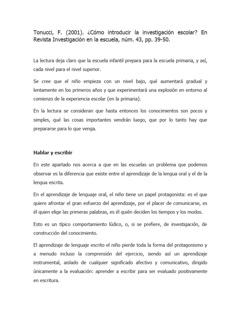 Lecturas de La Biografia Profe Tony | PDF | Aprendizaje | Escuelas