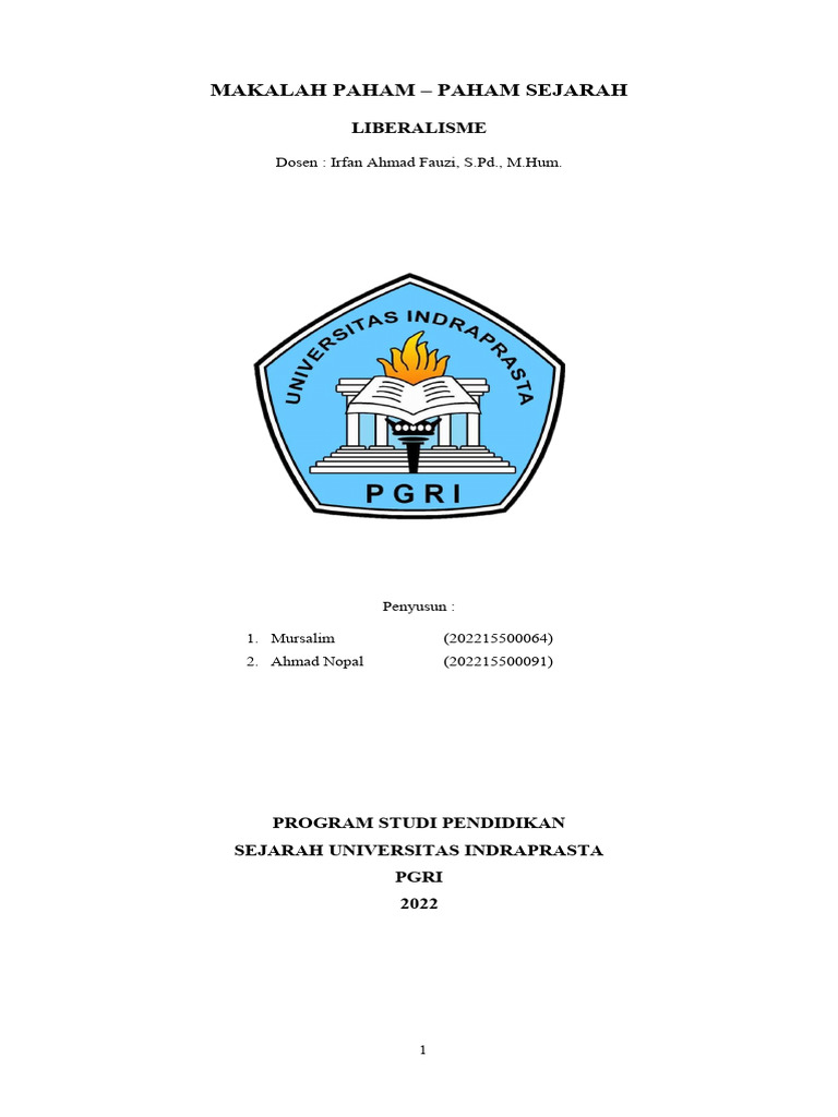 Makalah Paham - Paham Sejarah Kelompok 2 | PDF