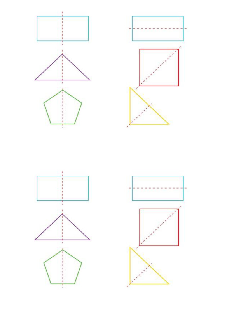 Figuras Geometricas Simetria 2 en 1 | PDF