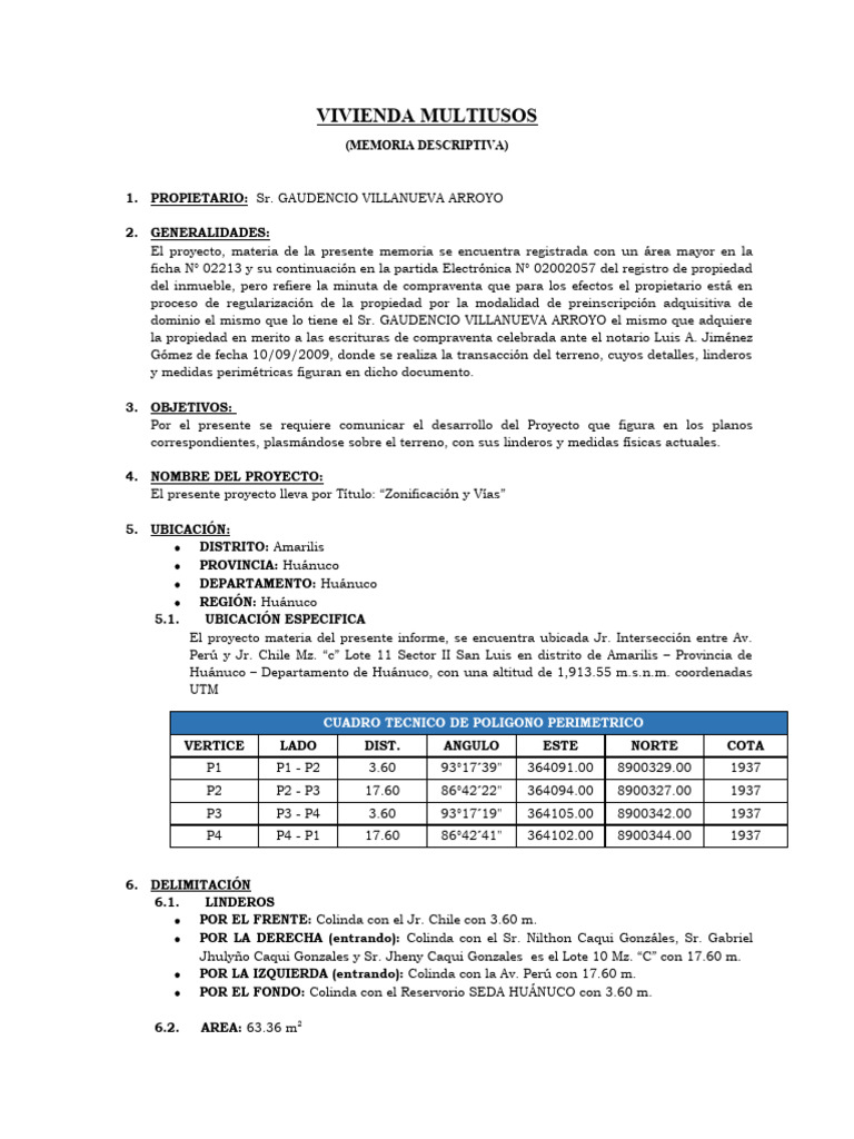Vivienda Multiusos | PDF | Materiales de construcción | Albañilería