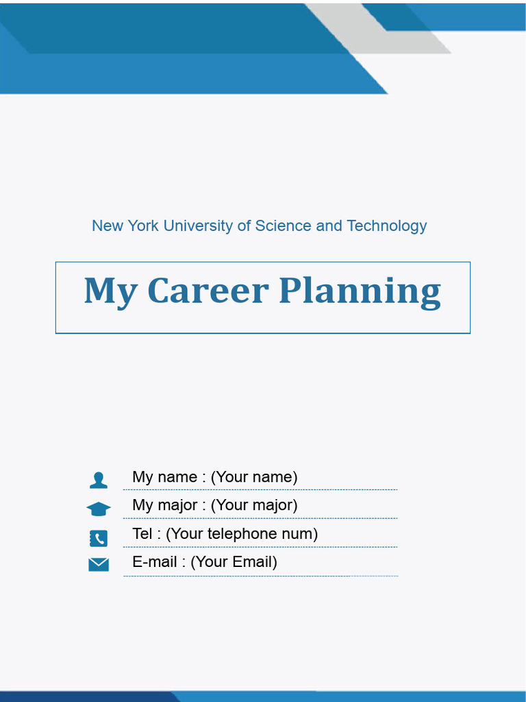 Simple Career Plan | PDF | Idea | Knowledge