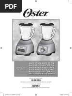 Manual Licuadoras Oster | PDF | Mayonesa | Salsa