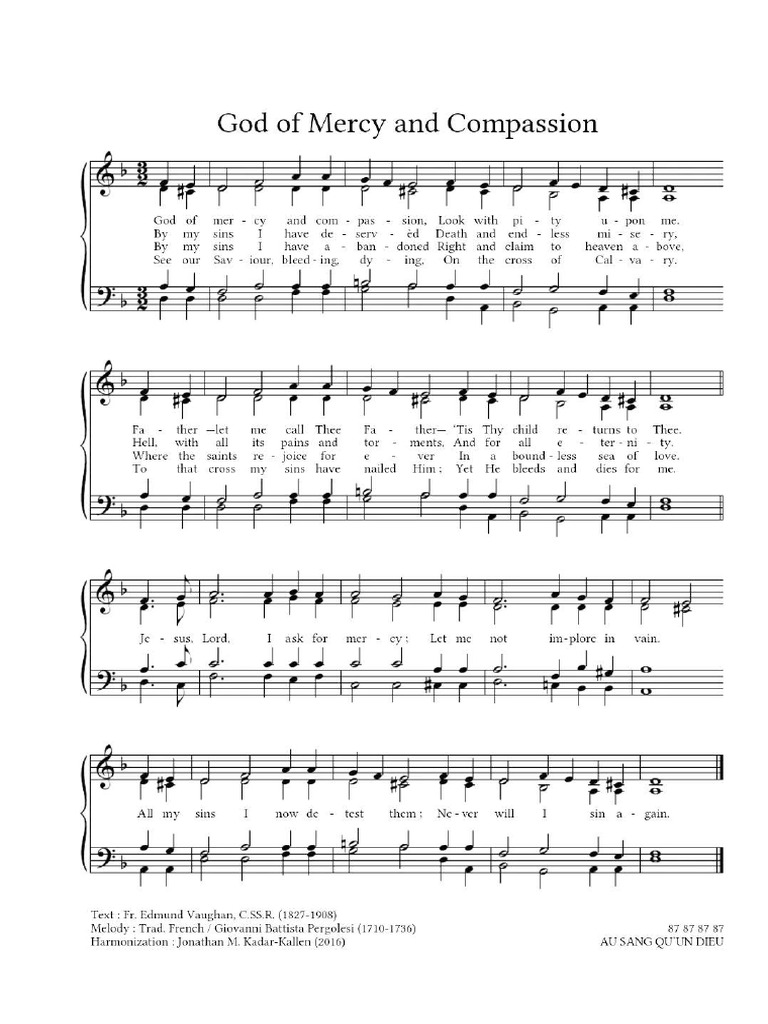 GOD OF MERCY AND COMPA | PDF