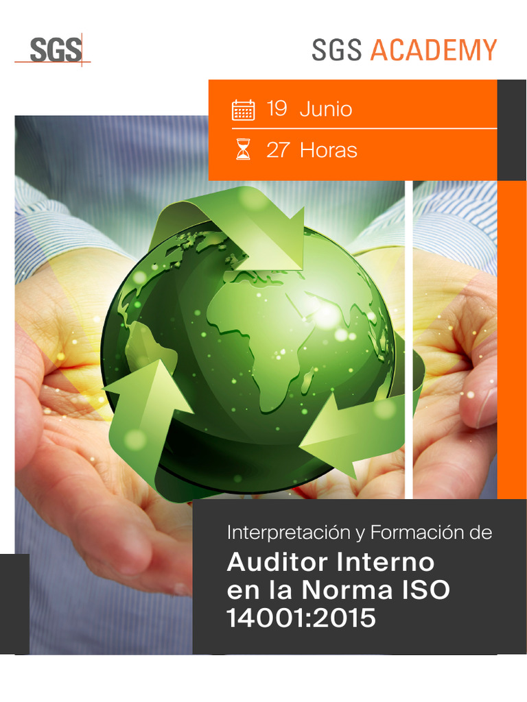 Interpretación y Formación de Auditor Interno en La Norma ISO 140012015 | PDF | Auditoría ...