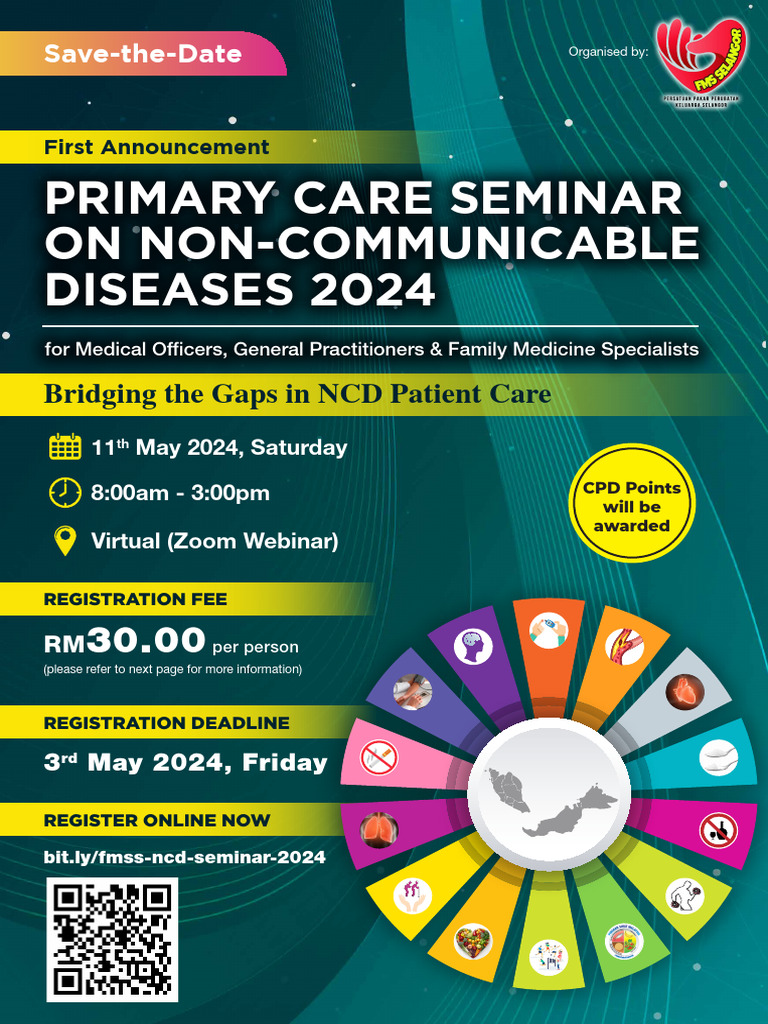 1st Announcement - FMSS PCS NCD Seminar, 11 May | PDF | Family Medicine | Physician