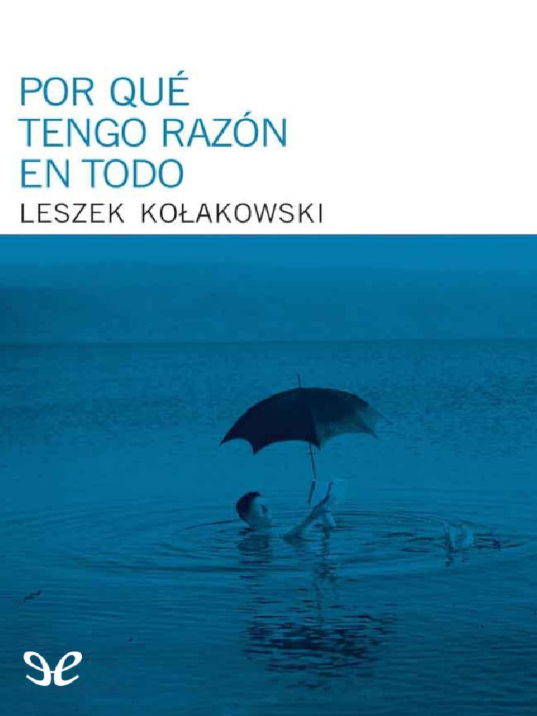 Por Que Tengo Razon en Todo | PDF | Verdad | René Descartes