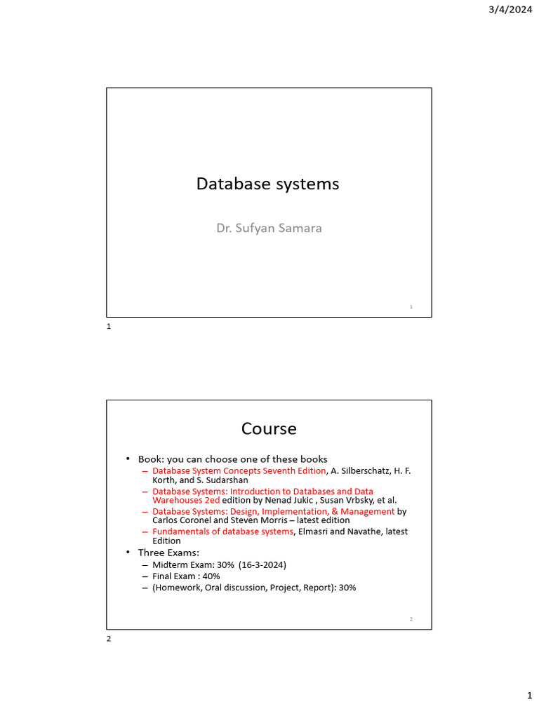 Database SEversion V2024 | PDF | Databases | Conceptual Model