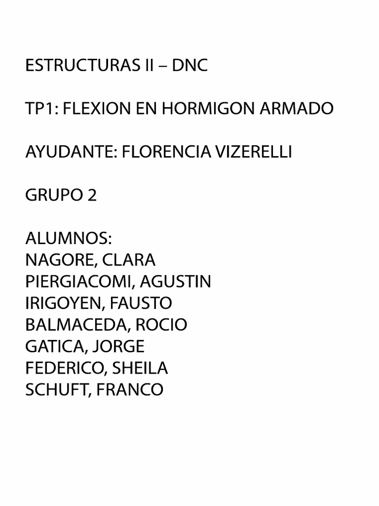 Carpeta Completa g2 - Federico, Sheila. | PDF | Viga (Estructura) | Columna