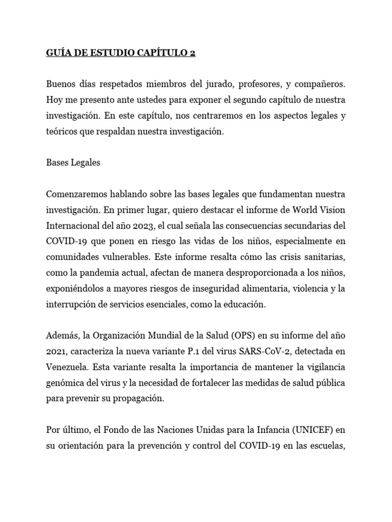 Guía de Estudio Capítulo 2 | PDF | Enfermedades y trastornos | Ciencias de la Salud