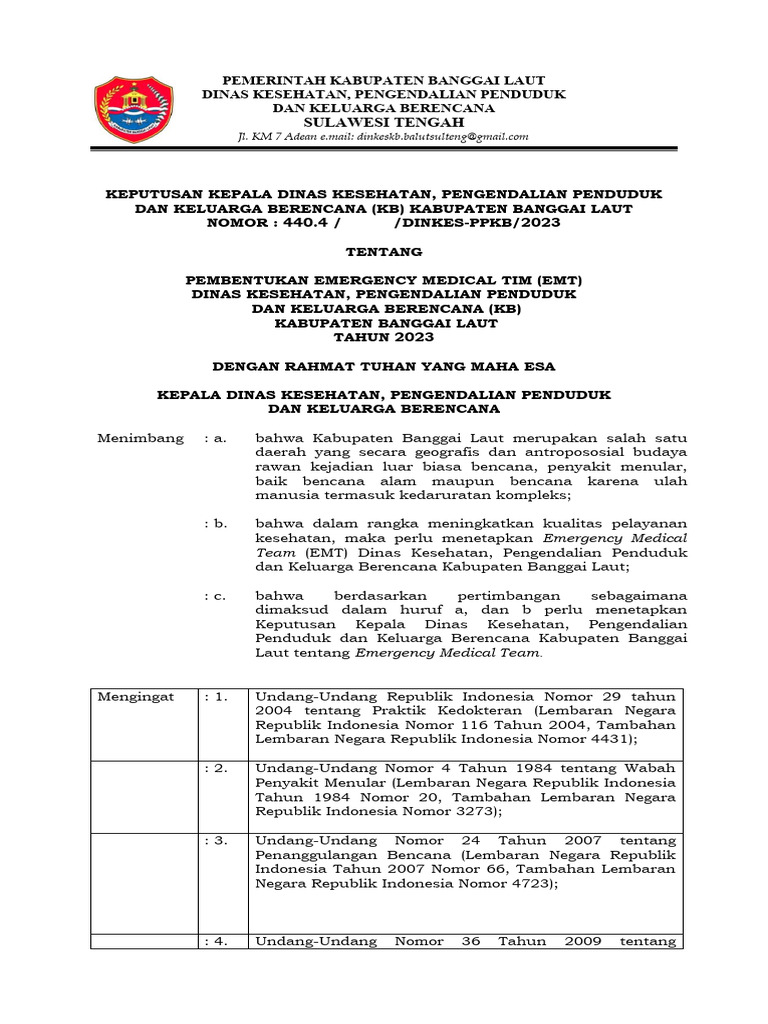 Draf SK EMT | PDF | Ilmu Sosial | Pengembangan Diri