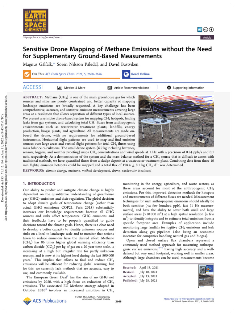 Acsearthspacechem 1c00106 | PDF | Greenhouse Gas | Climate Change ...