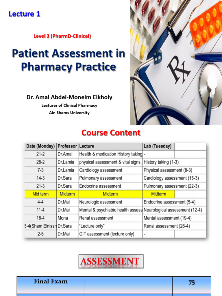 Patient Care in Pharmacy Practice Lecture | PDF | Pharmacy | Pharmacist