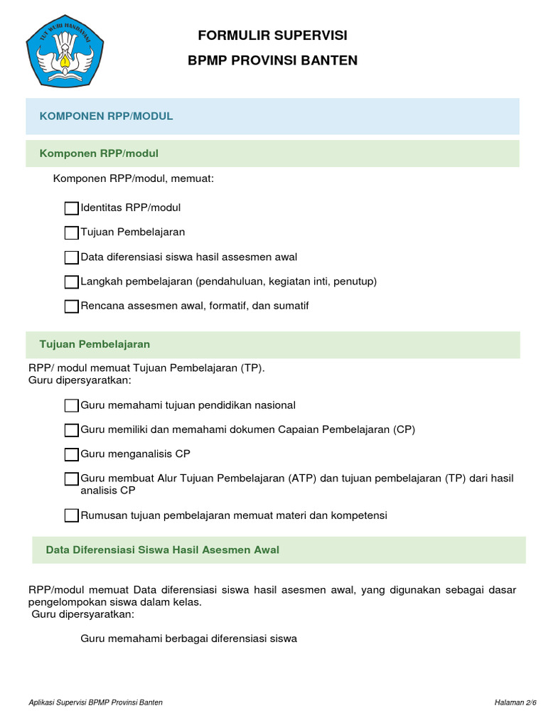 Komponen Yang Harus Ada Pada Modul Ajar KURMER | PDF | Karier & Perkembangan