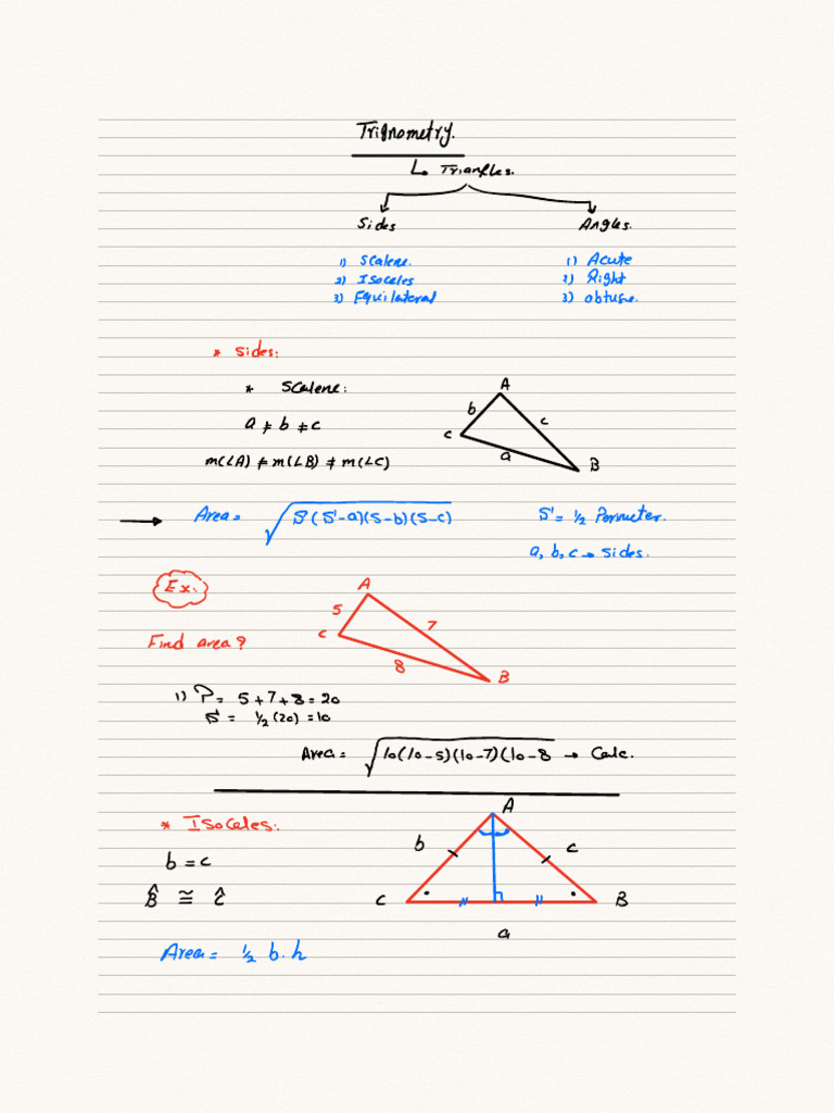 1 | PDF | Triangle | Triangle Geometry