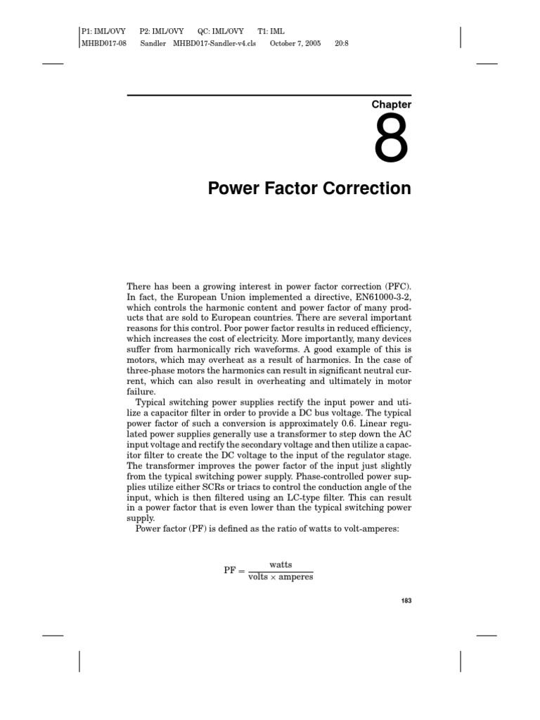 Power Factor Correction | PDF | Power Supply | Rectifier