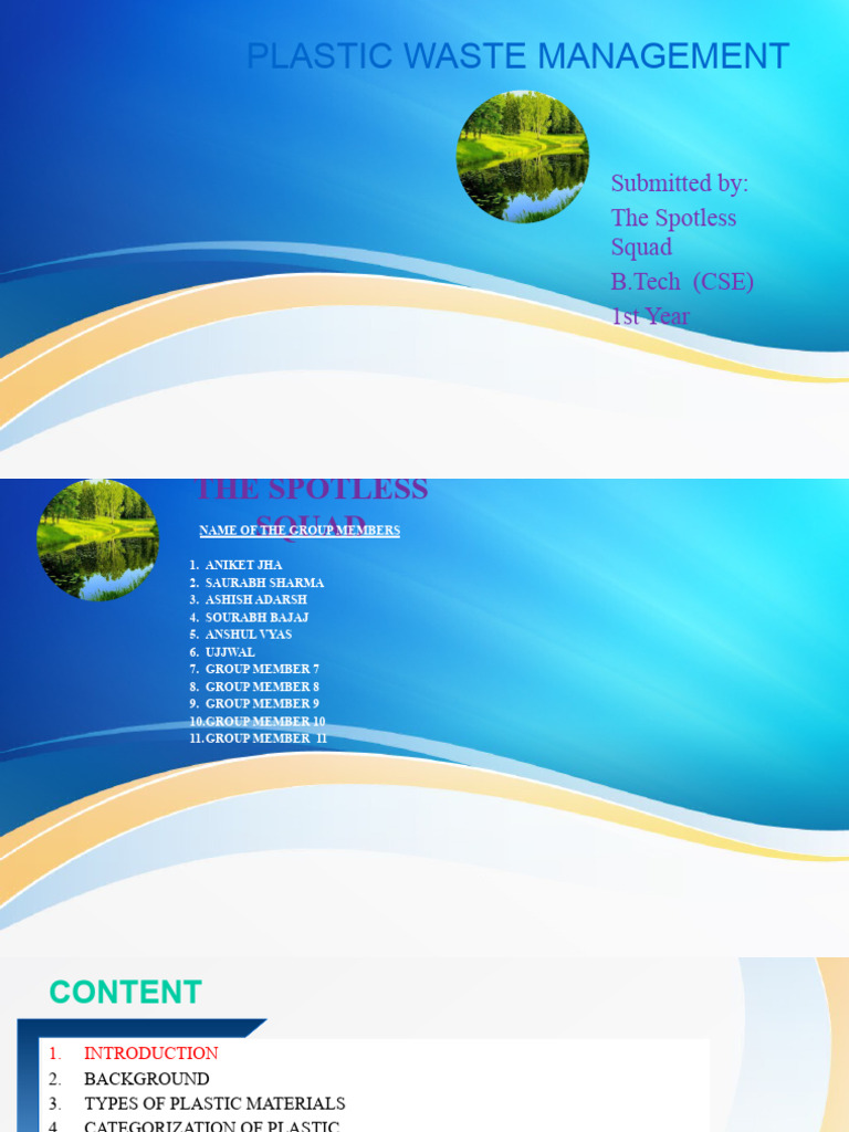 Plastic Waste Management-3 | PDF | Plastic | Waste