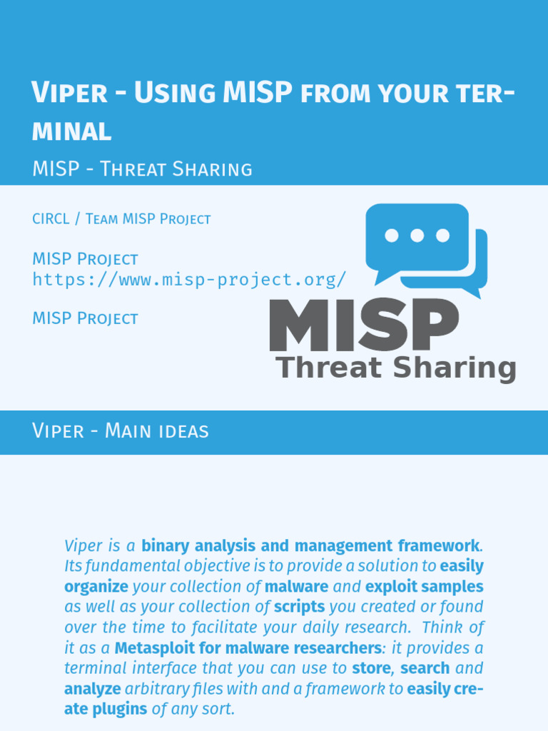 1.1 Misp Viper Integration | PDF | Command Line Interface | Cyberspace