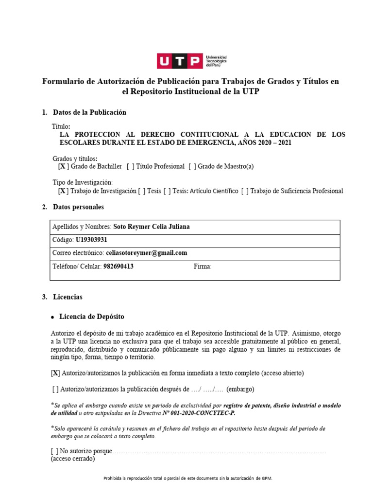 Protección del Derecho a la Educación | PDF | Creative Commons ...