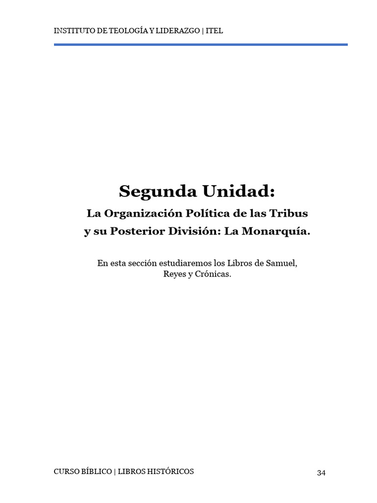 Material Históricos - Unidad 2 Parte 1 | PDF | David | Saulo