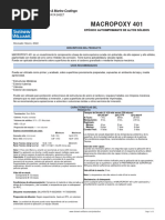 Ficha Tecnica Epoxi Macropoxy 646 FC Sherwin Williams | PDF | Epoxy ...