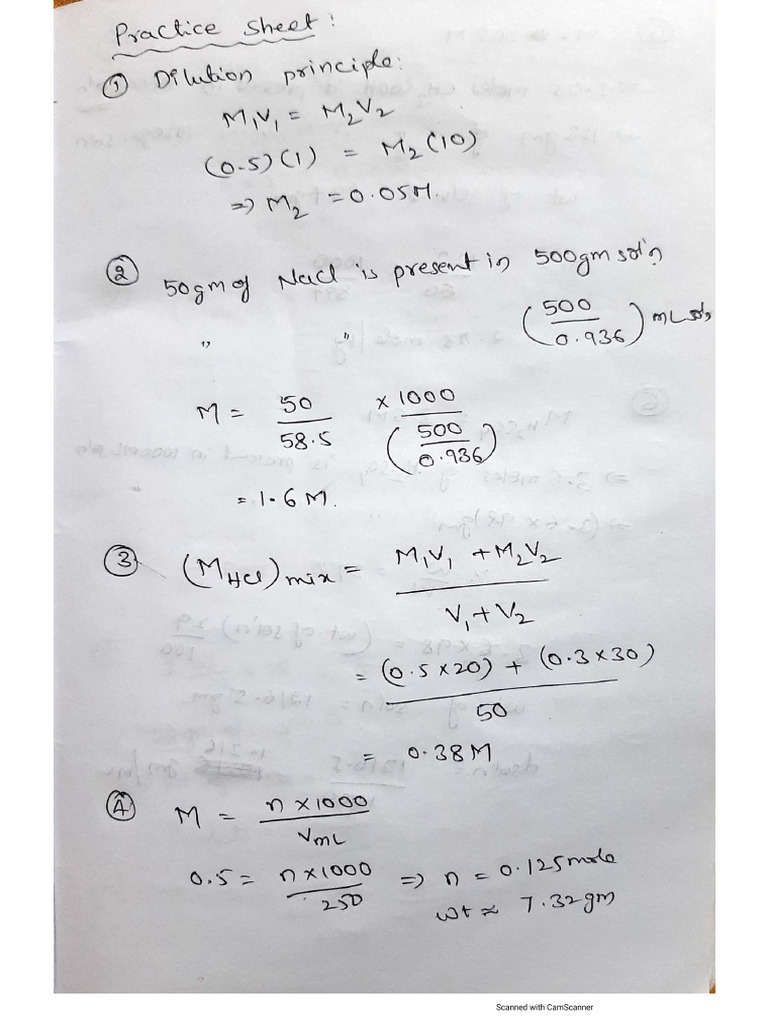 Stoichiometry Notes | PDF