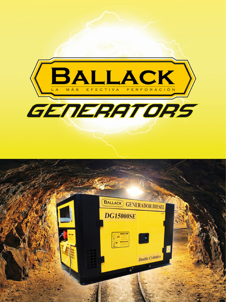Catalogo Ballack Generadores | PDF | Motor diesel | Generador eléctrico