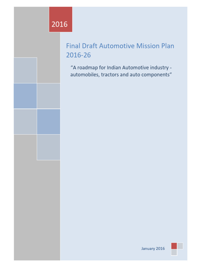 Automotive Mission Plan | PDF | Automotive Industry | Economies