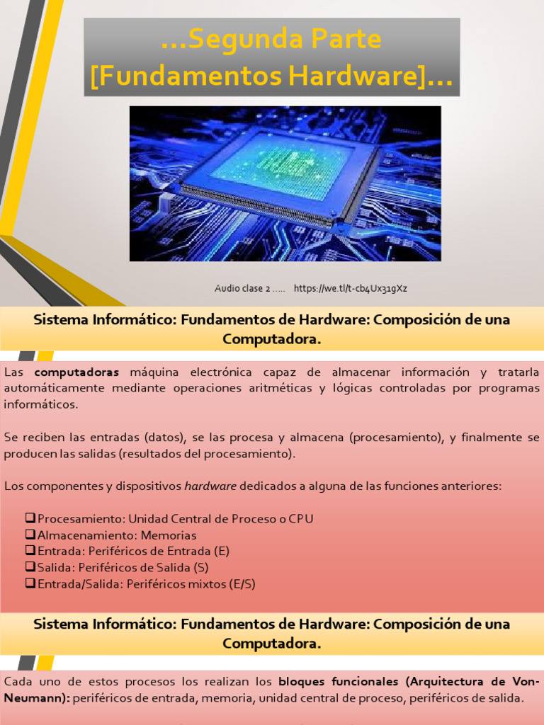 Clase 2 - 2020 - LS - VPDF | PDF | Hardware de la computadora | Periférico