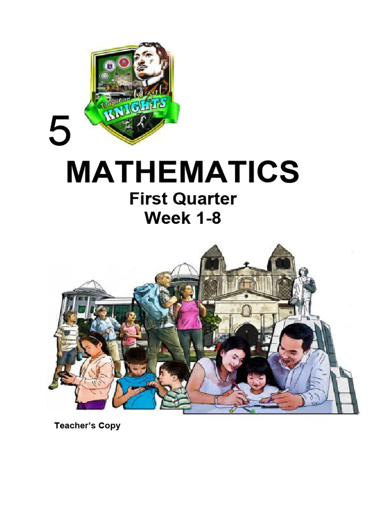 Mathematics 5 Q1 Module 1 8 1 | PDF | Number Theory | Discrete Mathematics