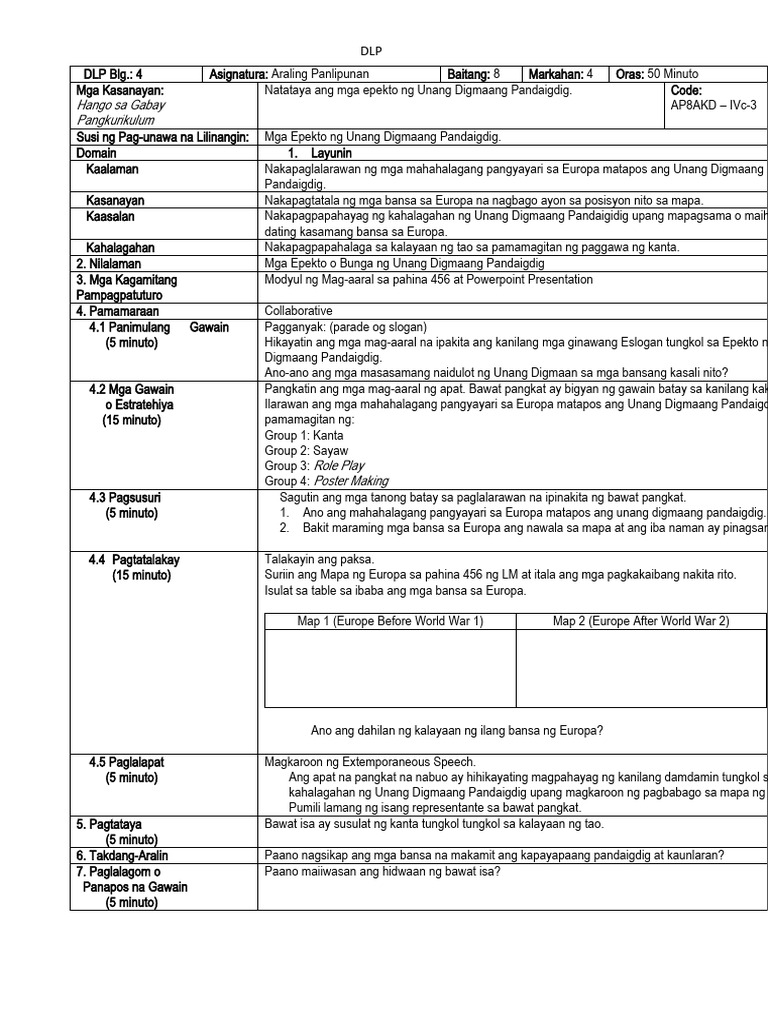 DLP4 Ap8 Q4 | PDF