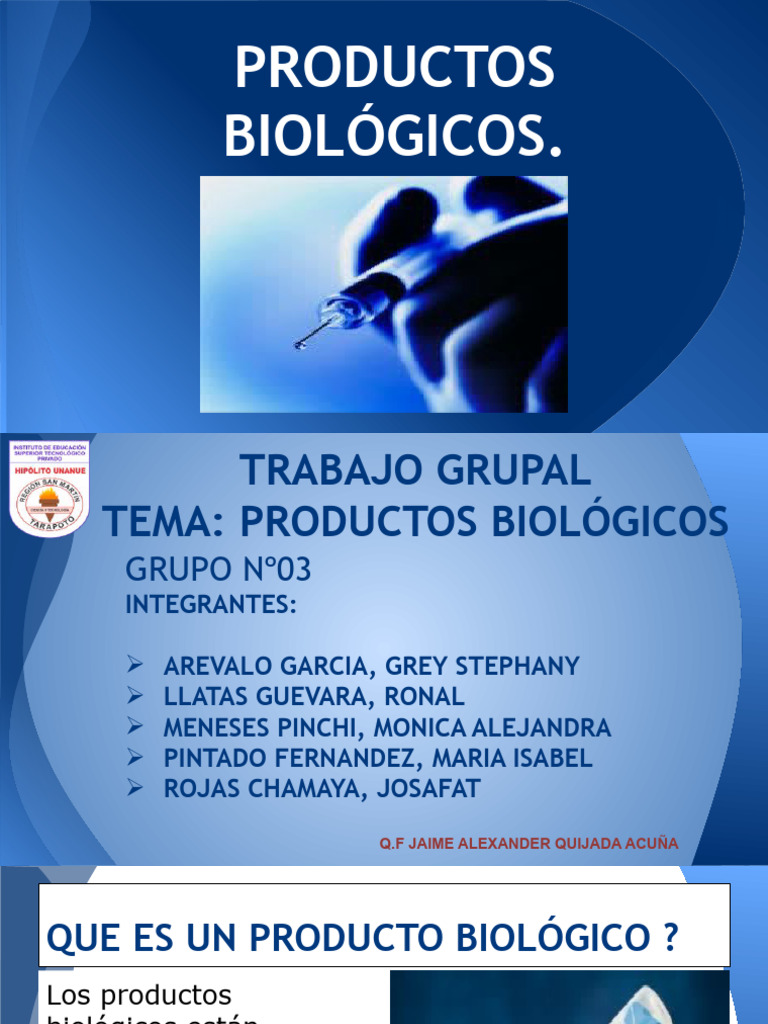 Productos Biologicos | PDF | Sistema inmune | Anticuerpo