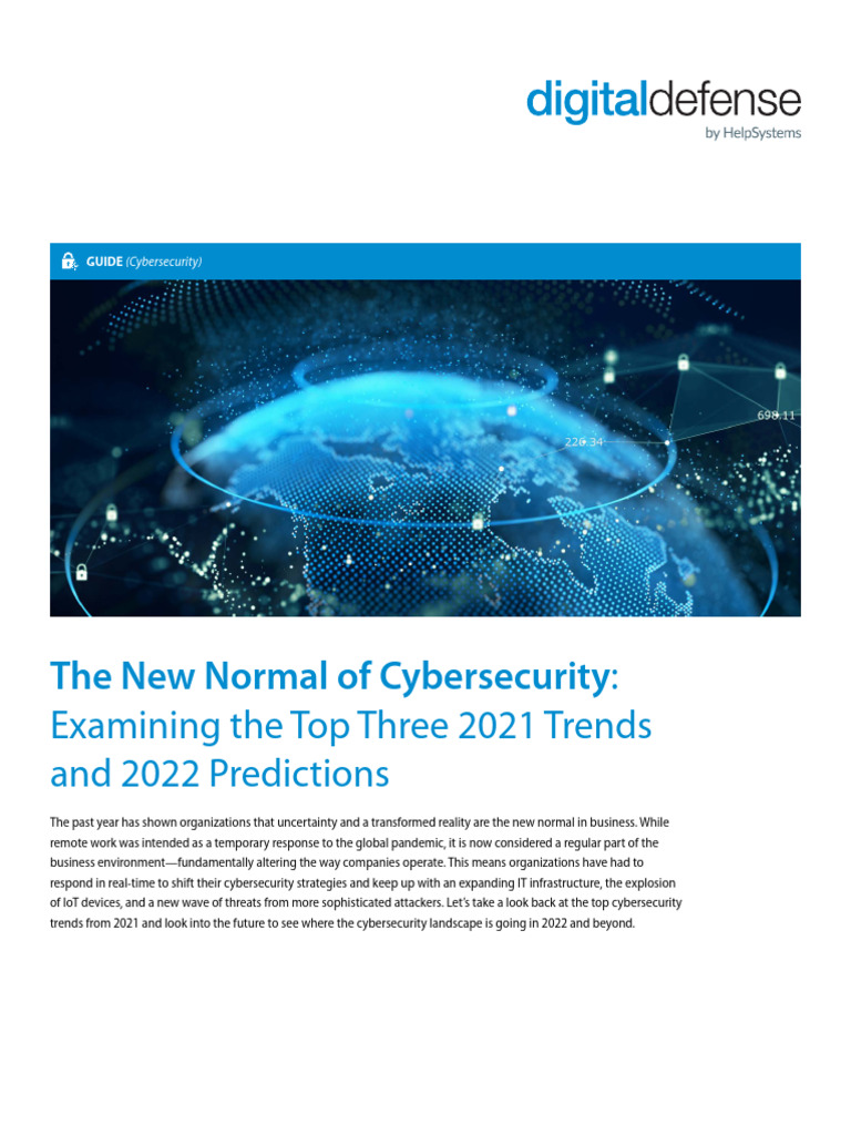 Threats - trends-and-predictions-TUTORIAL TASKS | PDF | Computer Security | Security