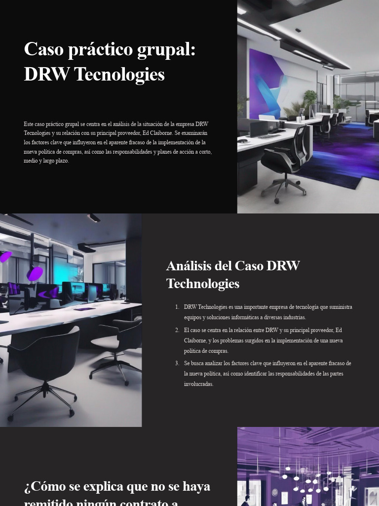 DRW-Tecnologies CESAR CARRASCO | PDF | Responsabilidad social corporativa | Análisis FODA