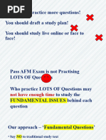 AFM Formula Sheet Summary | PDF