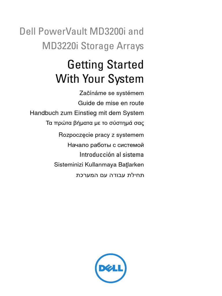 Common - Powervault-Md3200i - Setup Guide - TR-TR | PDF | Installation ...