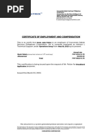 Certificate of Employment and Compensation | PDF | Justice | Crime & Violence