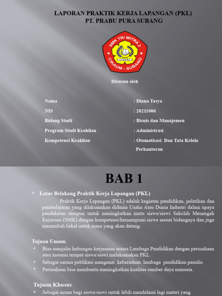 Power Point Diana Tasya | PDF