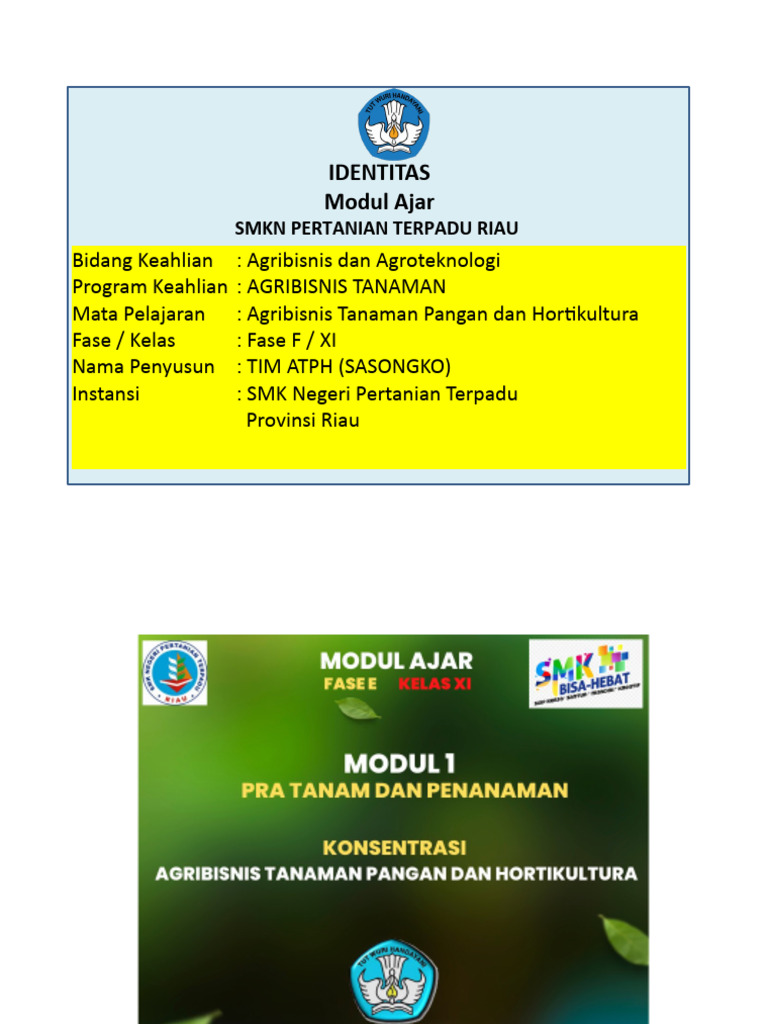 Modul Ajar Fase F-Modul 1-Atph 29 Juli 2022 | PDF | Sains & Matematika