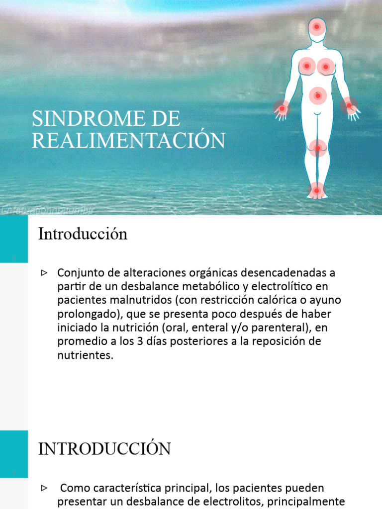 Sindrome de Realimentación | PDF | Nutrición | Dieta y nutrición